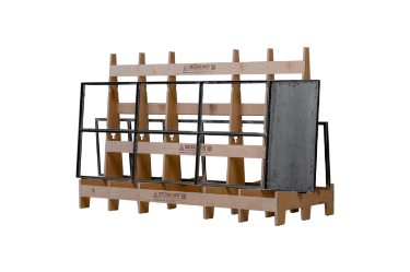 Wooden transport rack for doors and windows | Strong, durable, practic